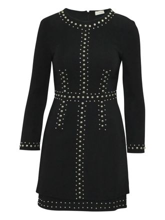 A.L.C. robe courte &agrave; d&eacute;tails de clous - Noir