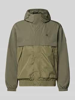 Calvin Klein Jeans Regular Fit Regenjacke mit R&uuml;ckenkoller