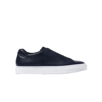 Scarosso Handgefertigte blaue Ugo Sneakers aus Kalbsleder - - Shoes - Herren - Blau - 44 EU