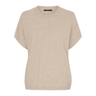 BTF-CPH Kaschmir & Merino T-Shirt - - Knitwear - Damen - Beige - L