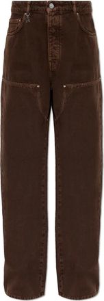 Amiri Femme, Jeans, Brun, Taille: W26 Faded Carpenter Jean