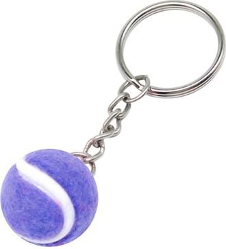Generico Cha&icirc;ne de cl&eacute;s de tennis Ball - Porte-cl&eacute;s de sport, jouet de r&eacute;compense scolaire amusant | Porte-cl&eacute;s &agrave; th&egrave;me sportif vibrant, accessoire de voiture 