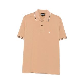 Emporio Armani Homme, Tops, Beige, Taille: XL Polo Essentiel