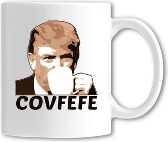 Generic Coffee Funny President Donald Trump Covfefe Vector Keramikbecher