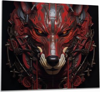 Wallario Herdabdeckplatte/Spritzschutz aus Glas, 1-teilig, 60x52cm mit 8mm hohen Füßen, für Ceran- und Induktionsherde, Mechanischer Wächter