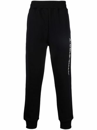 A-Cold-Wall* pantalon de jogging fusel&eacute; &agrave; logo imprim&eacute; - Noir
