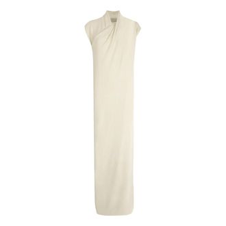 Cortana Amanita- langes elfenbeinfarbenes Stretch-Seidenkleid - - Dresses - Damen - Beige - XS