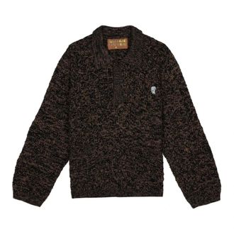 Brain Dead Waffle Pullover Sweater - - Knitwear - Herren - Braun - M