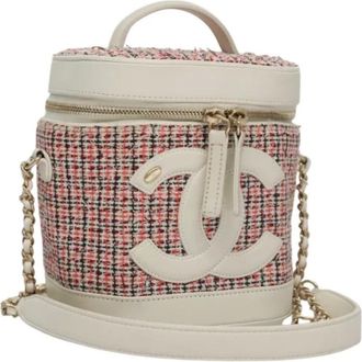 Chanel Pre-owned Cuir trousses-de-toilette - Femme - Pre-owned - Blanc - Taille: ONE Size