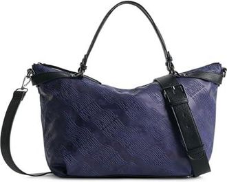 Desigual Accessoires Logorama Libia Hand Bag Blue