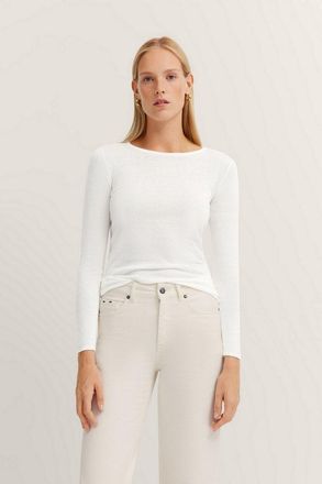 Bugatti Langarmshirt mit Rundhals & langem Arm