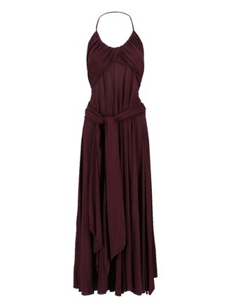 Alaia Draped Viscose Dress