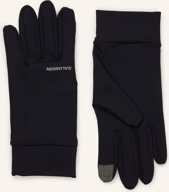 Salomon Multifunktions-Handschuhe Cross Warm Mit Touchscreen-Kompatibilität schwarz