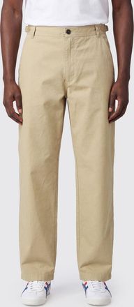 Alexander McQueen McQueen Baumwollhose mit weitem Bein und Rei&szlig;verschluss und Knopf