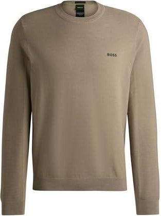 BOSS Hommes Momentum-X CN Pull en Tissu Dry-Flex &agrave; col Rond et Logos