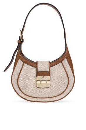 Furla Shoulder Bag Club 2 Small, Womens, Cream