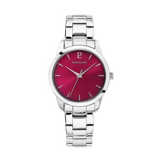 Pierre Lannier Montre Femme ROXANE Framboise Acier Argenté