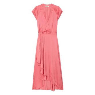 Zadig&Voltaire Randall Satin-Kleid - - Dresses - Damen - Rosa - S