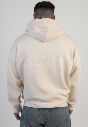 Siksilk Hoodie SikSilk Herren Hoodie mit Grafik und durchgehendem Rei&szlig;verschluss