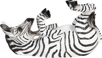 Clayre & Eef Flaschenhalter Zebra Schwarz Polyresin 6PR2710