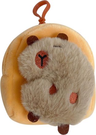 Generic Capybara-Pl&uuml;sch-Geldb&ouml;rse - Weiche Capybara-Tasche, S&uuml;&szlig;e Capybara-M&uuml;nztasche | Entz&uuml;ckende Capybara-Pl&uuml;sch-Geldb&ouml;rse F&uuml;r Kinder Mit T&auml;glichem Aufbewah