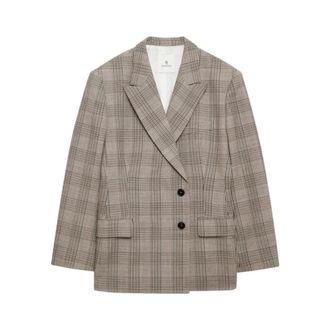 Anine Bing Aretha Blazer - - Jackets - Damen - Braun - M