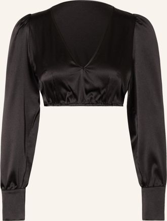 Sportalm Dirndlbluse Aus Seide schwarz