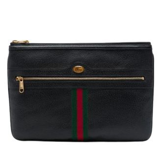 Gucci Pre-owned Clutch Bag - - Pre-owned - Damen - Schwarzk - ONE SIZE