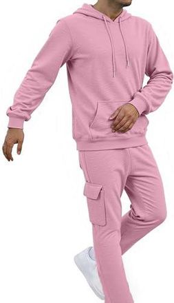 Generic Ensemble Homme, Surv&ecirc;tement Homme &agrave; Capuche Avec fermeture &eacute;clair Surv&ecirc;Tement de Sport Ensemble Veste Pantalon Jogging Combinaison Jogging Sweat-Shirt