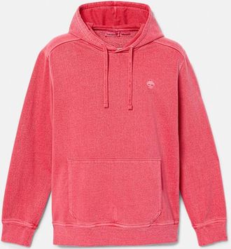 Timberland Merrymack River Garment Hoodie mit St&uuml;ckf&auml;rbung f&uuml;r Herren in Rot, Herren, Rot, Gr&ouml;&szlig;e