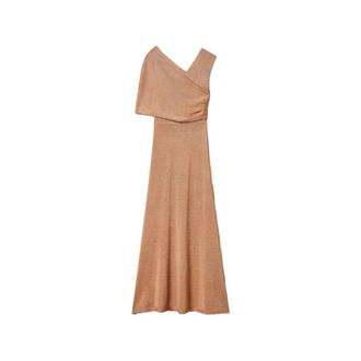 Twinset Asymmetric Maxi Dress - - Dresses - Damen - Rosa - S