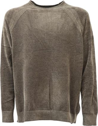 H&egrave;SKIMO Homme, Pulls, Brun, Taille: XL Pull ras du cou en velours