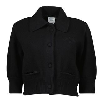 Patou Schwarzer Woll-Cardigan Herbst-Winter 2025 - - Knitwear - Damen - Schwarzk - L