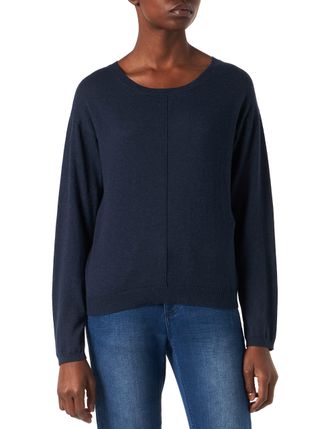 Cream Damen Cranva Knit Pullover, blau, Medium