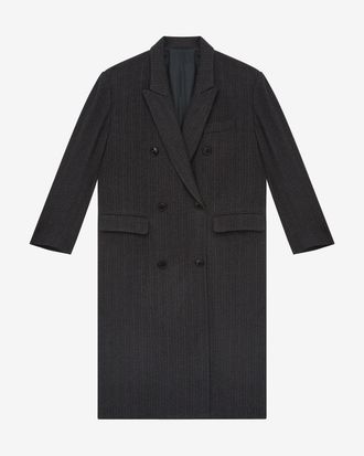 Isabel Marant Manteau Lexana - Femme - Nuit - Taille 36 - Marant &Eacute;toile