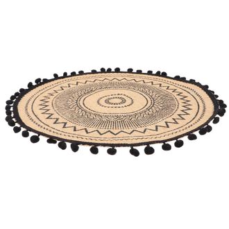 Artibetter Kreatives Tischset 40cm aus Hitzebest&auml;ndigem Jutematerial Dekorative Tischunterlage f&uuml;r Haushalt Fest und Hotel