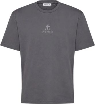 Premiata T-shirt Logo Essentiel - Homme - Tops - Gris - Taille: M