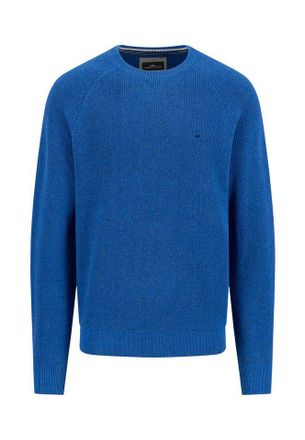 Fynch-Hatton Strickpullover mit Logo Stickerei