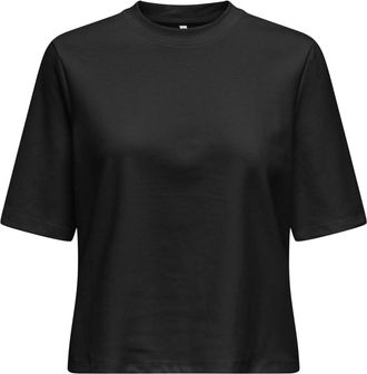 Only Onlrobbyn Life S/S O-Neck Top Box JRS