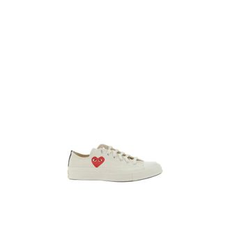 Comme Des Garçons Homme, Chaussures, Blanc, Taille: 40 EU Baskets Basses Chuck Taylor
