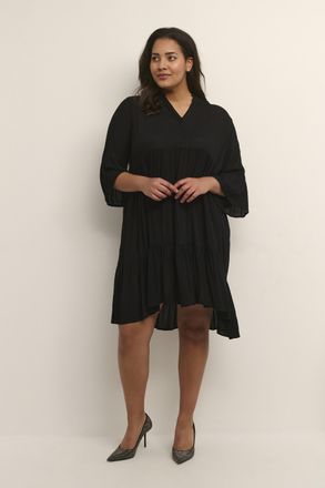 Kaffe Curve Kleid A-Form black