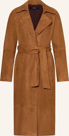 Arma Arma Trenchcoat Aus Leder braun