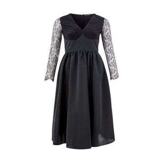 Lardini Partykleid mit T&uuml;ll-Oberteil - - Dresses - Damen - Schwarzk - S