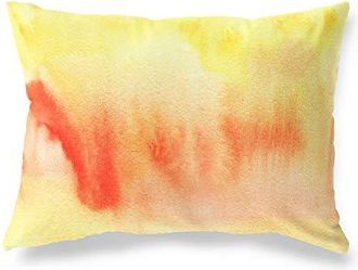 Bonamaison Le Jardin du Lin Kissen Zierkissenbezug Aquarell Thema Kissenbezug, Weich Bequem, Für Zuhause Autos Büro Sofa Wohnzimmer Couch Schlafzimmer Dekor, 35x