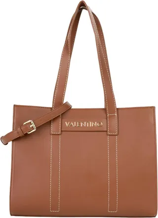 Valentino Shopper Schultertasche AURY RE Shopping Bag Cuoio hellbraun