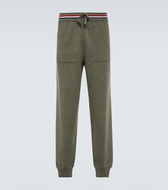 Thom Browne Jogginghose RWB Stripe aus Kaschmir