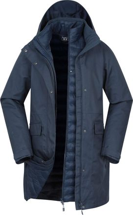 Mountain Warehouse Rain On Jacke f&uuml;r Damen, Wasserfest (Blau)