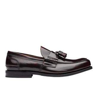 Churchs Homme, Chaussures, Rouge, Taille: 39 1/2 EU Mocassino Bookbinder Fum&eacute; Nappine Forma G