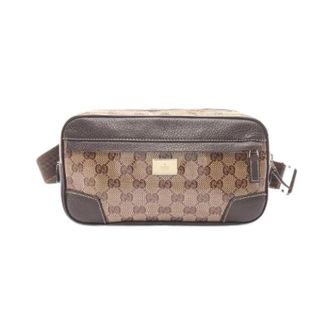 Gucci Pre-owned Sac banane GG Crystal enduit - Femme - Pre-owned - Brun - Taille: ONE Size