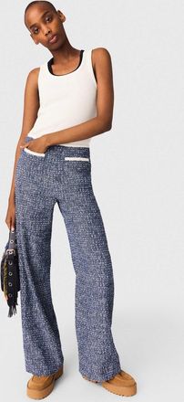 Maje Tweed-hose - Marineblau - Maje